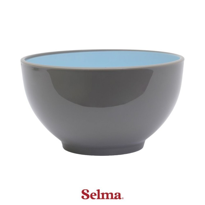 Jual Selma Soiree Mangkuk Saji 2 Layers - Abu-Abu/Biru Mangkok Makanan ...
