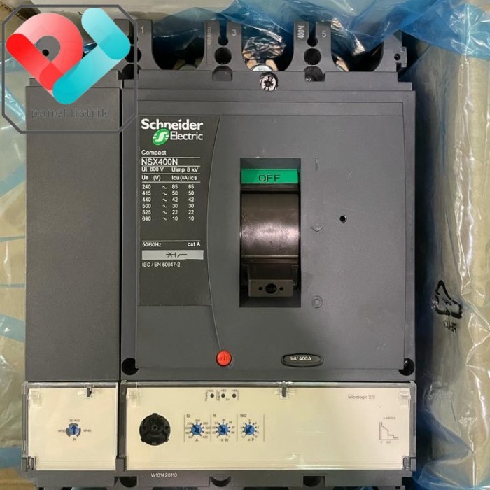 Jual Schneider Compact NSX400N 4P 400A 50kA MCCB (Molded Case Circuit ...