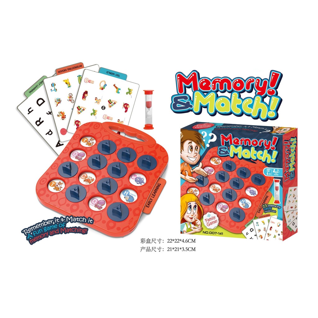 Jual Permainan Game Memory and Match Game / Pair Game / Board Game ...