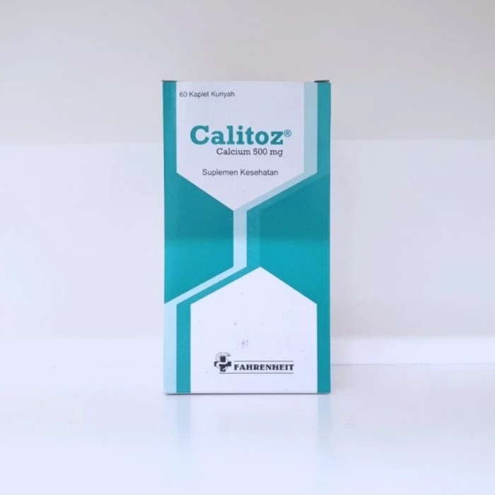 Jual Calos 60 Tablet Kunyah /Kalsium 500mg | Shopee Indonesia