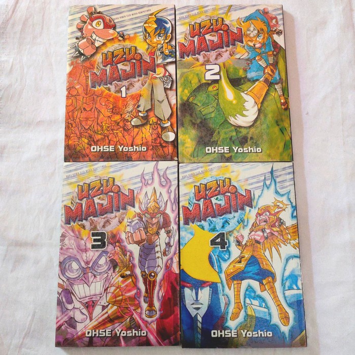 Jual komik uzu majin Ohse Yoshio set vol 1-4 tamat baik original segel | Shopee Indonesia