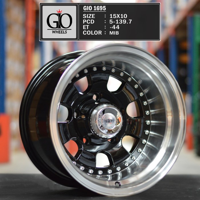 Jual Velg Mobil GIO 15x10 5h 139.7 et -44 cocok untuk mobil Suzuki ...