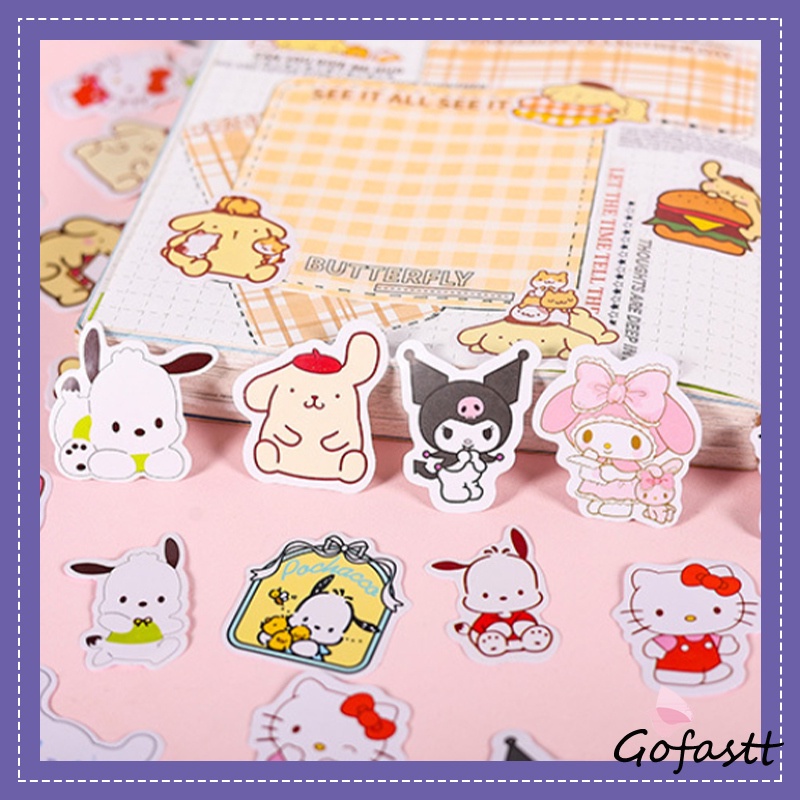 Jual Stiker kartun kreatif Sanrio seri buku catatan lucu stiker dekoratif-G | Shopee Indonesia