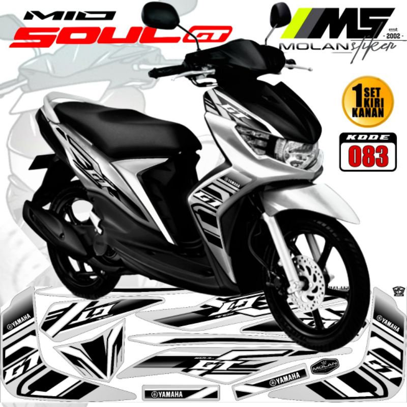 Jual Decal Sticker Striping Variasi Mio Soul Gt 115 2012-2013-2014 ...