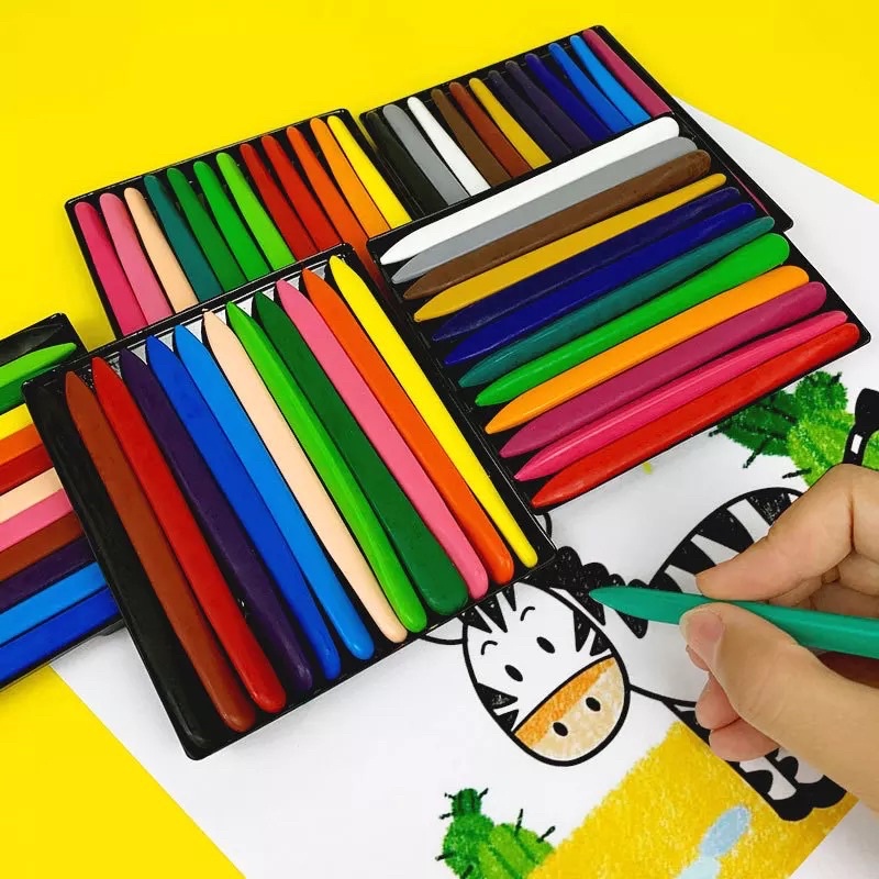 Jual Plastic Crayon isi 12, 24 & 36 / Krayon Anak / Crayon Hands Clean ...