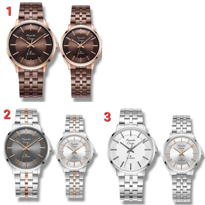 Jual Original 100%!! Jam Tangan Couple ALEXANDRE CHRISTIE CRISTIE AC ...