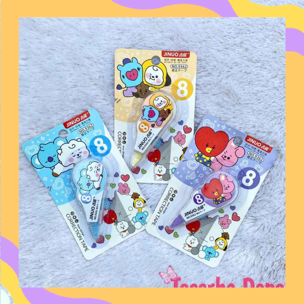 Jual Tipe-x Penghapus Pulpen Roll Motif TIPEX Motif Random Tip-ex Anak ...