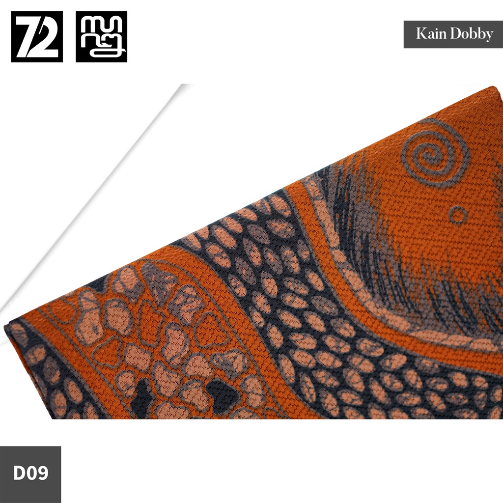 Jual KAIN BATIK PREMIUM Bahan Dobby Motif Lapis Naru Warna Orange Gelap ...