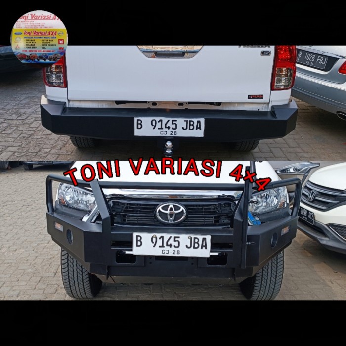 Jual Paket Bemper Bumper Depan Belakang Spek Tambang Hilux Rocco ...