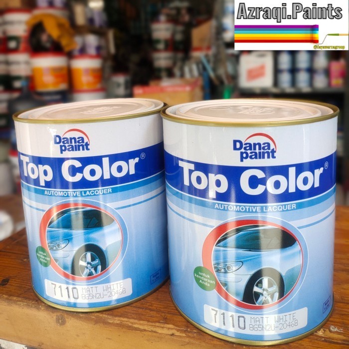 Jual TOP COLOR DANAPAINT MATT WHITE / WHITE DOFF 7110 ( 1 KG ) | Shopee ...