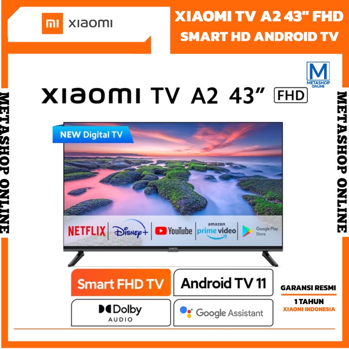 Jual Xiaomi TV A 43" Smart FHD Dolby Audio Android TV Mi 43 Inch ...