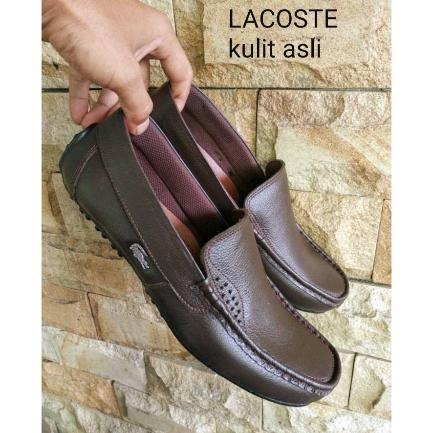 Jual Crocodile Sepatu casual pria model slip on bahan kulit sapi asli ...