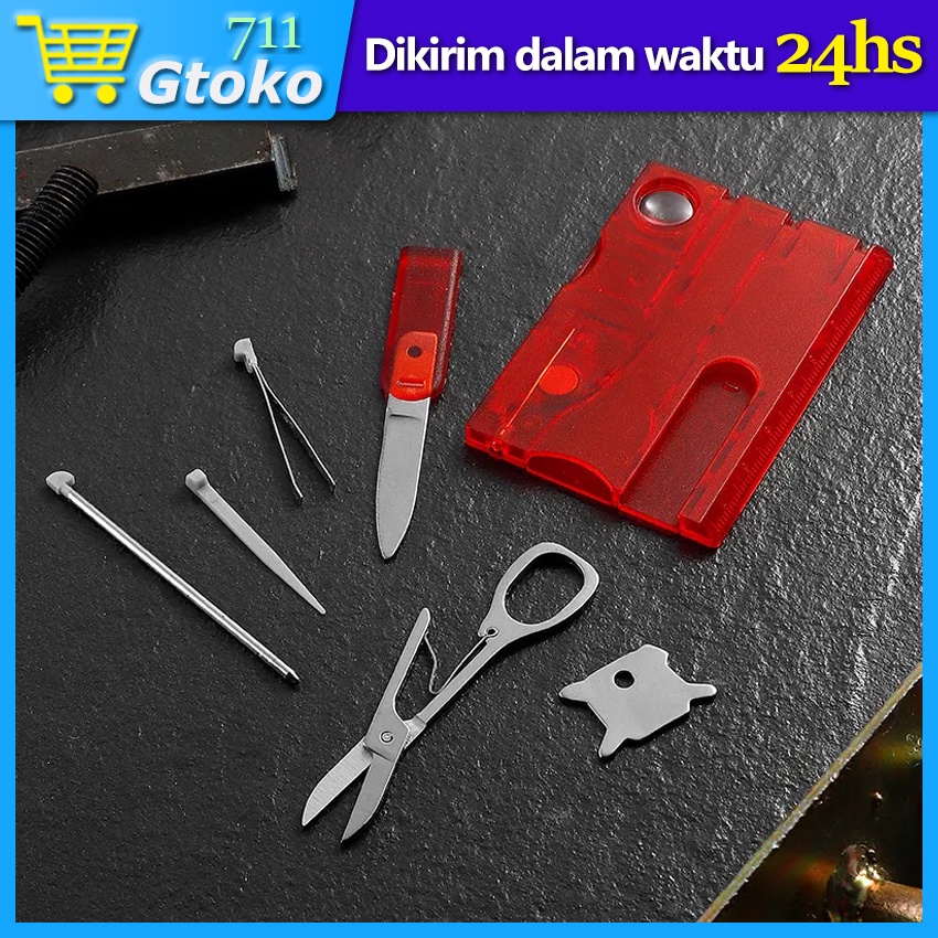 Jual Victorinox Swisscard Lite Pocket Tool Blade Scissors Penggaris ...
