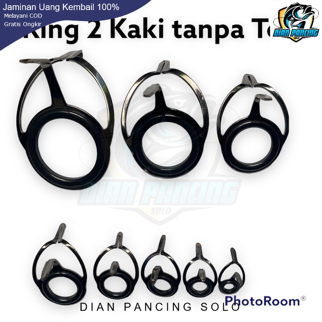 Jual Ring Guide Sangat Kuat 2 Kaki untuk joran pancing | Shopee Indonesia