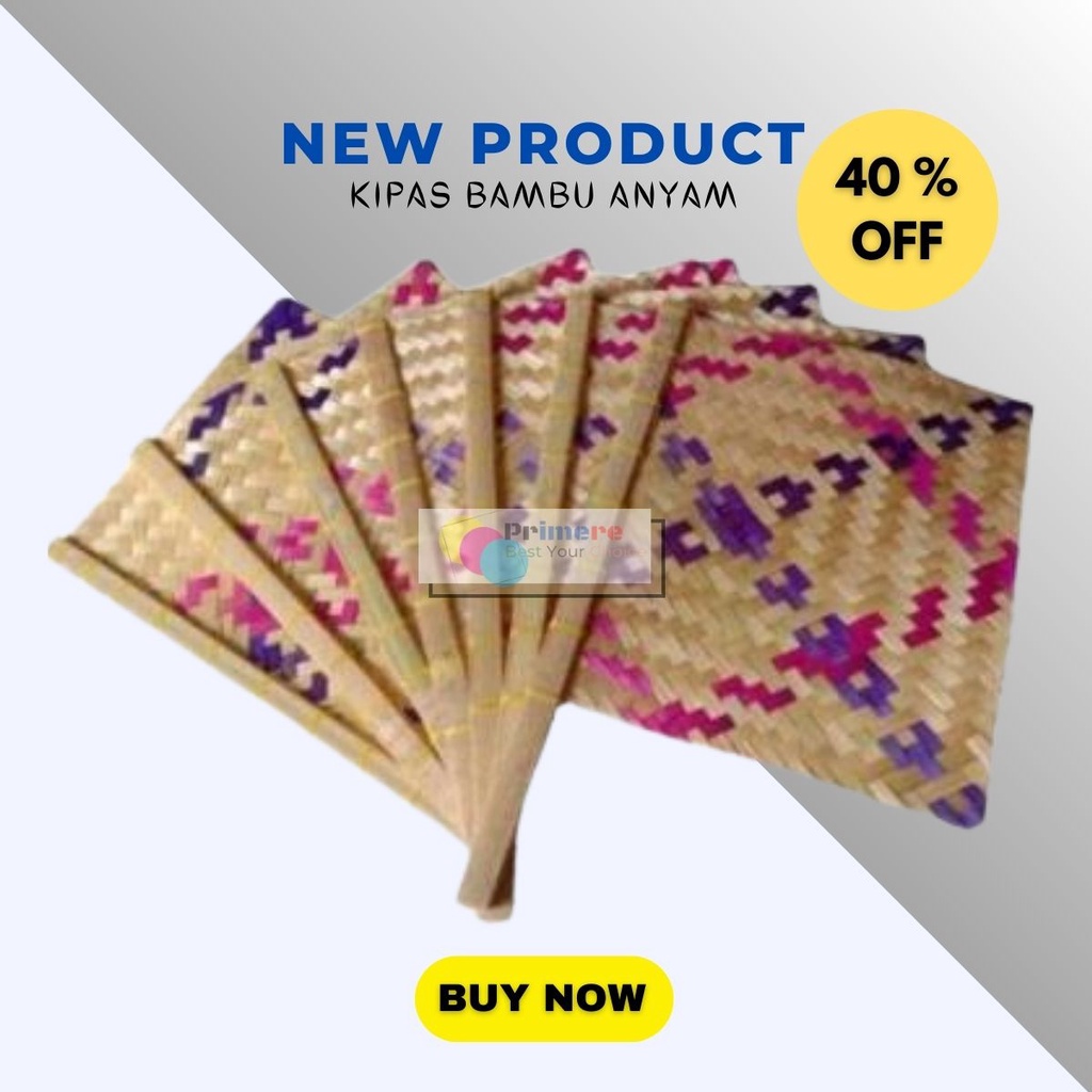 Jual Kipas Tangan Manual Aesthetic / Kipas Bambu Anyam | Shopee Indonesia