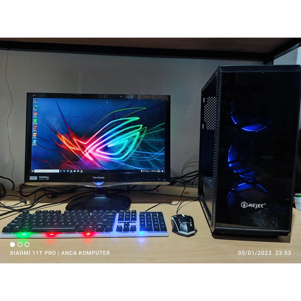Jual pc gaming streaming farming NW i7 3770 feat gtx 1050 ti 4gb ...