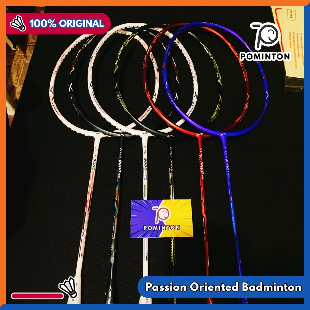 Jual Raket Badminton Hundred Viper 9000 Attk Hndrd 100% Original ...