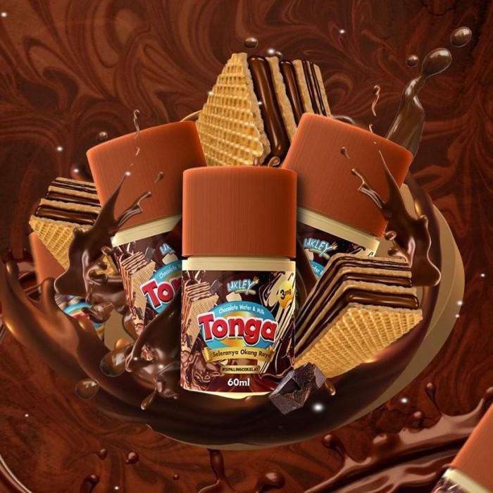 Jual Lakley Tonga V3 Chocolate Wafer & Milk 60ML by Rizky Ritonga x ...