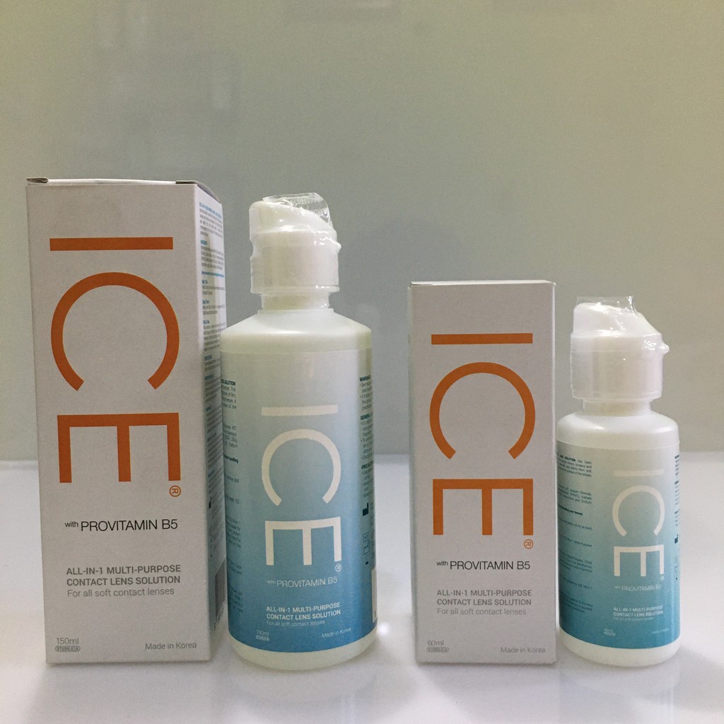 Jual (BISA COD)ICE Cairan Softlens With Provitamin B5 150ml / 60ml | Shopee Indonesia