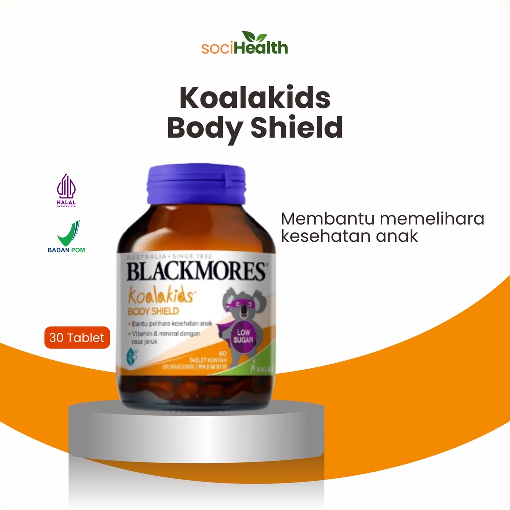 Jual Blackmores Koala Kids Body Shield Multivitamin Anak 60 Tablet ...