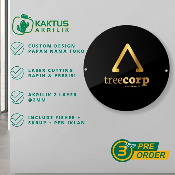 Jual Papan Nama Toko Akrilik | Signage akrilik Sign Board Akrilik ...