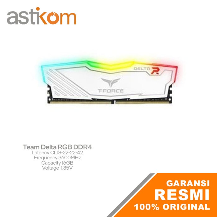Jual RAM PC Team Delta RGB DDR4 16GB 3600Mhz White | Shopee Indonesia