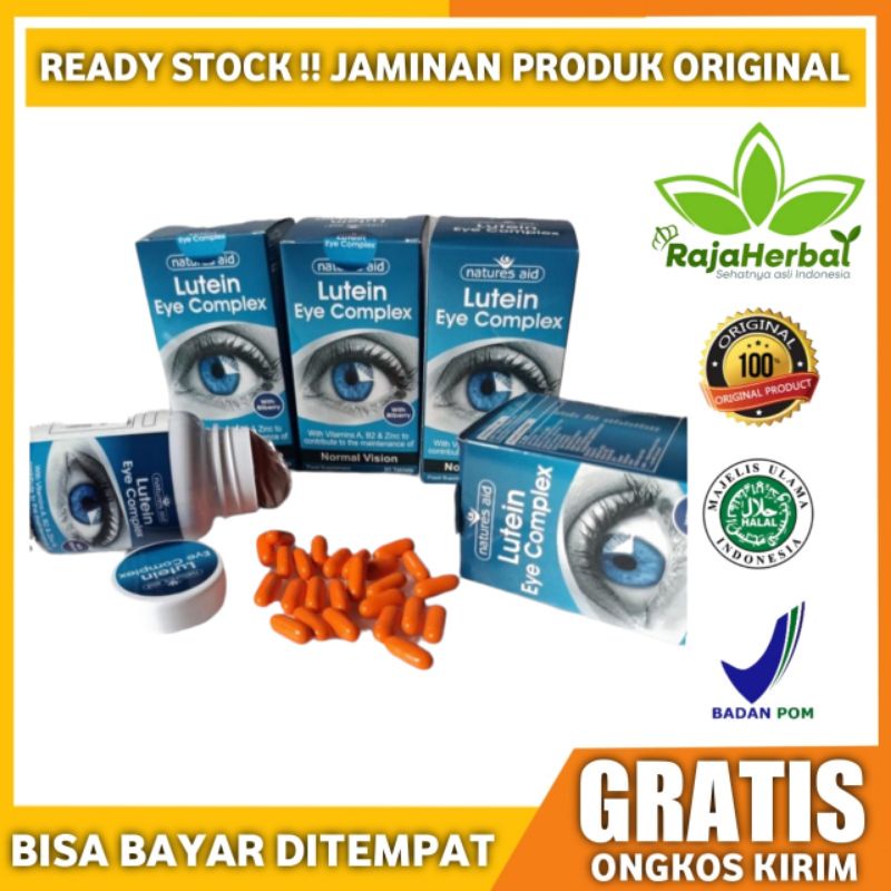 Jual PROMO Eye lutein Complex Membantu kesehatan Mata By Natures Aid ...