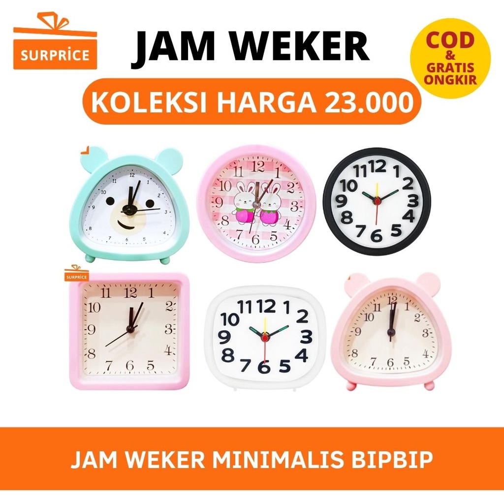 Jual [LIVE SPESIAL] Koleksi Jam Weker 23000 / Jam Weker Bipbip / Jam ...