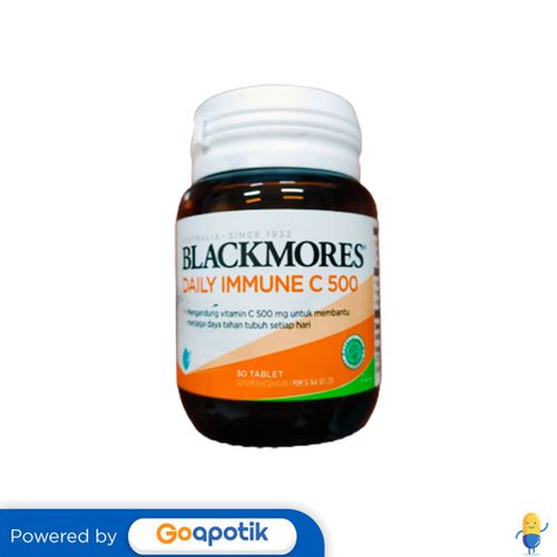 Jual Blackmores Daily Immune C 500 Mg Botol 30 Tablet | Shopee Indonesia