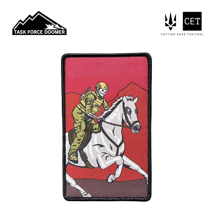 Jual Task Force Doomer 4 Horsemen Death Red - Super Rare Morale Patch ...