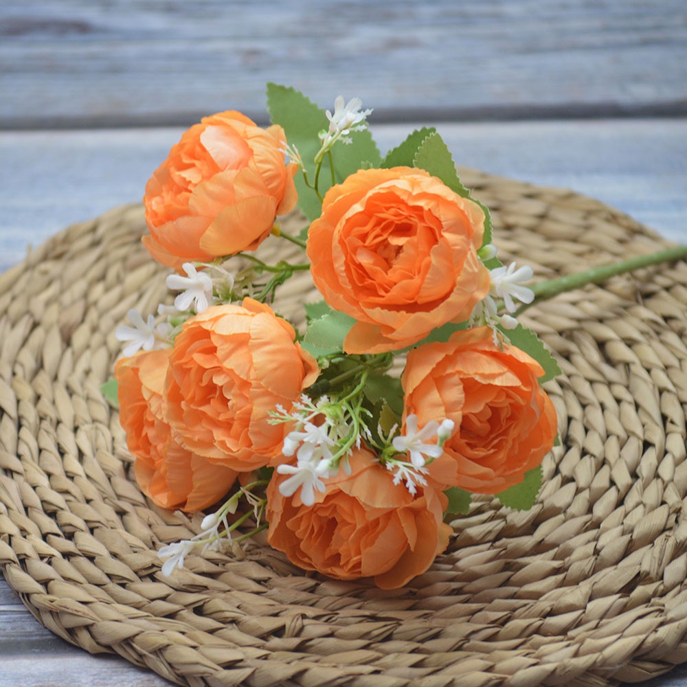 Jual HIMA - Bouquet bunga P96 NAMPEO Mawar Peony Enam Kepala Kombinasi ...
