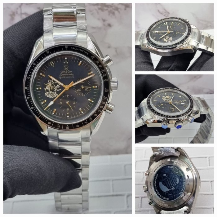Jual Arloji JAM TANGAN PRIA AUTOMATIC TERBARU RANTAI DIALHITAM | Shopee ...