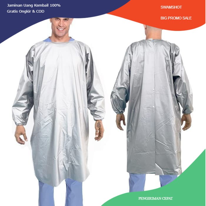 Jual Baju apd Cover Wearpack Hazmat suit Jas Hujan Waterproof Jas polos ...