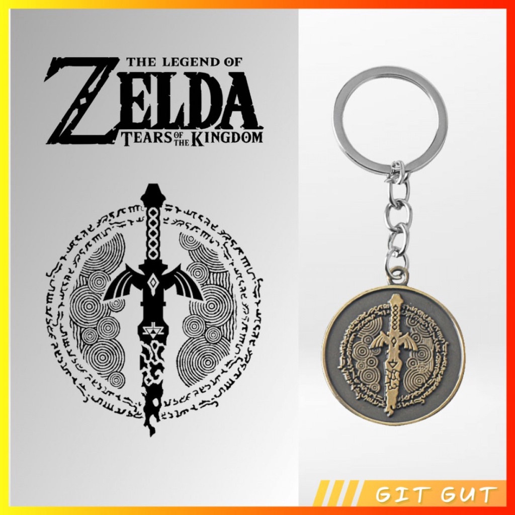 Jual Keychain Gantungan Kunci Zelda Tears of The Kingdom Master Sword ...