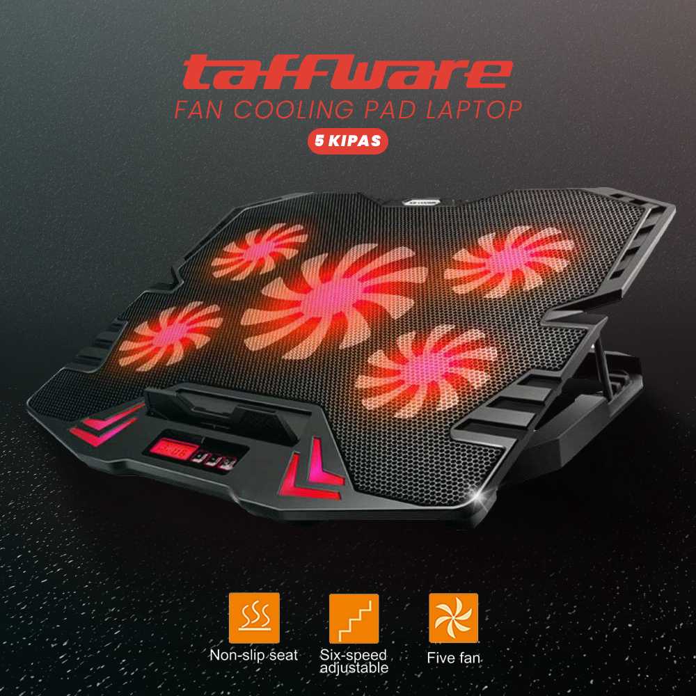 Jual Cooling Pad Laptop 2 Fan Fixed and Ajustable Kipas Pendingin ...