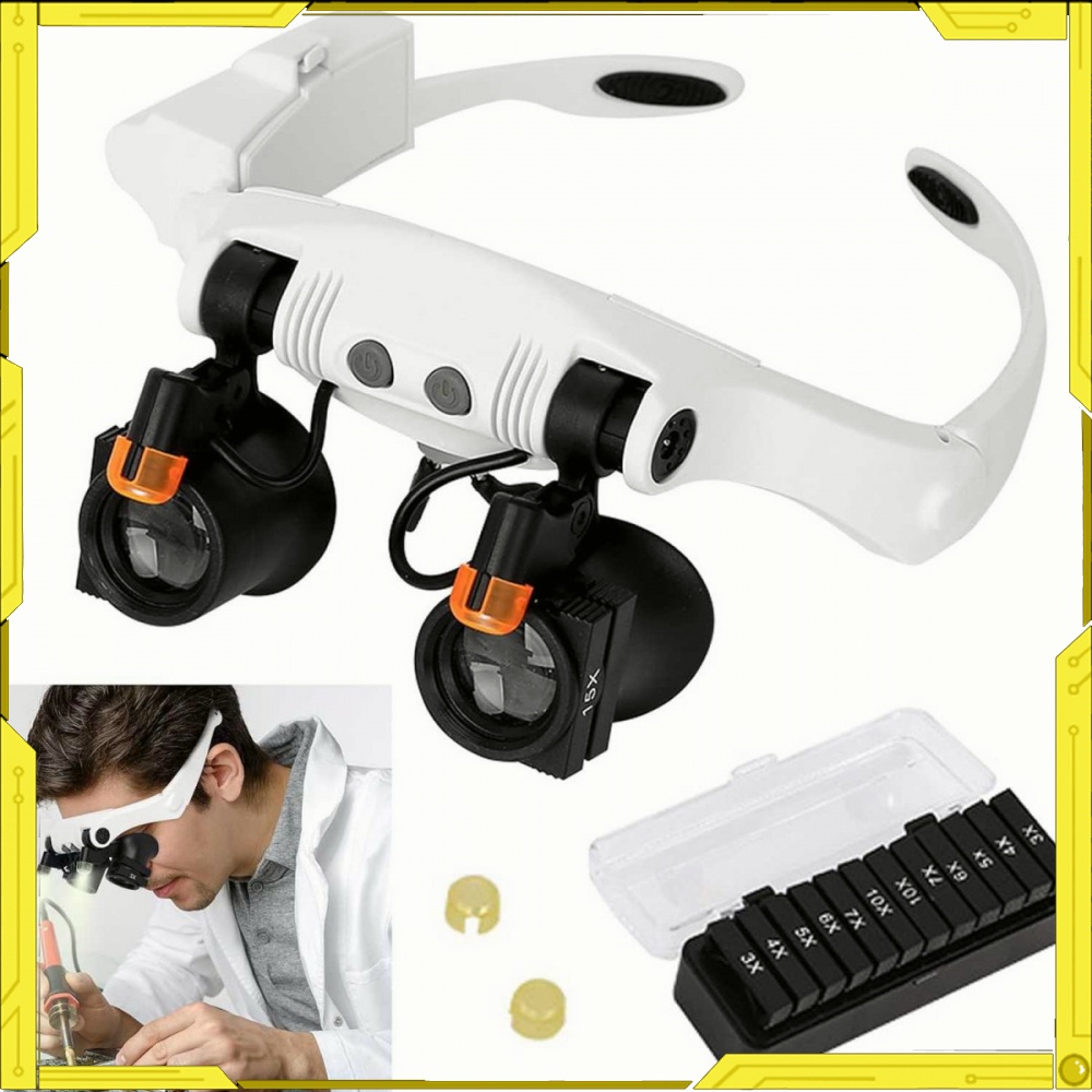 Jual Kacamata Pembesar LED Warm and Cool Light 21 Magnification TL248 ...