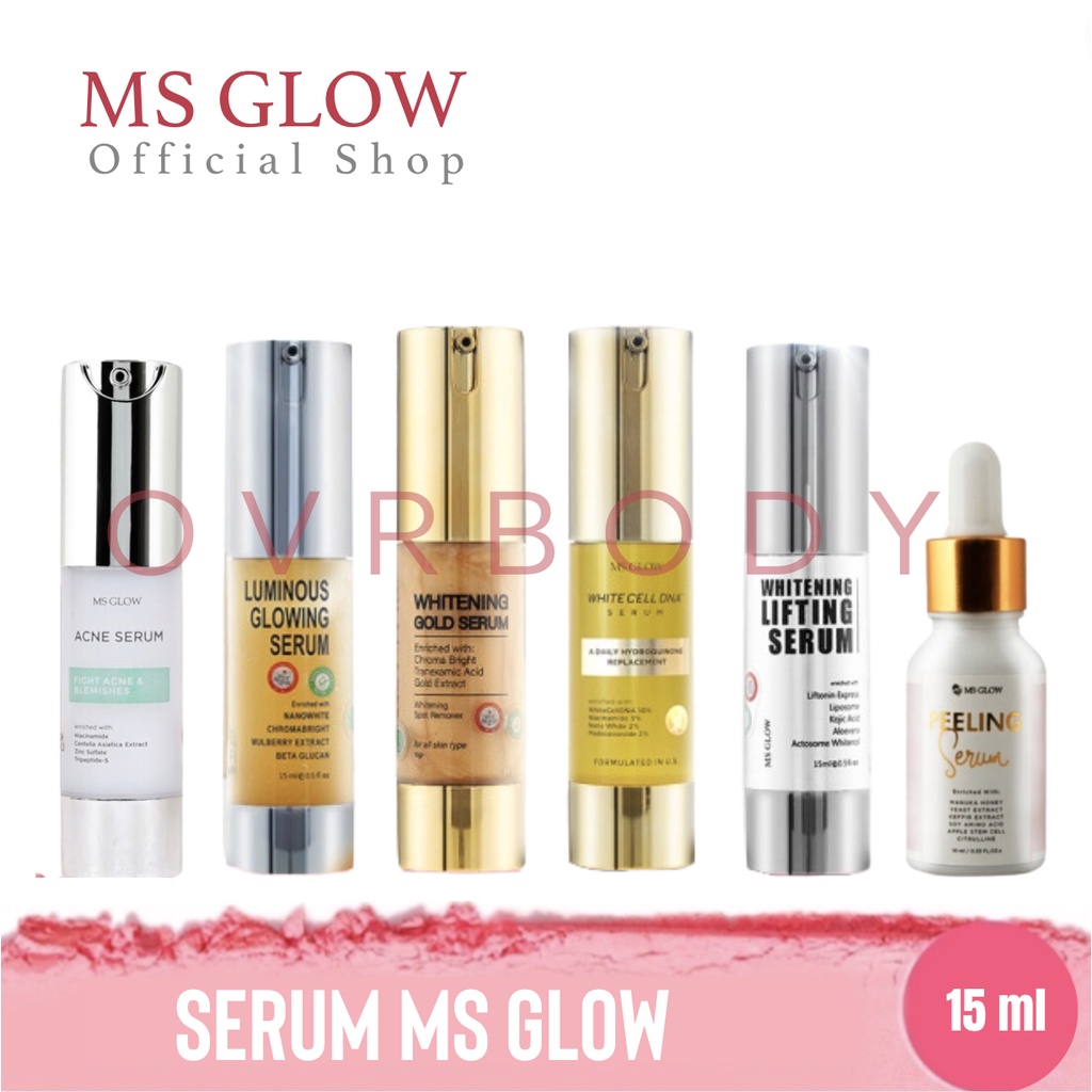 Jual Serum MS GLOW / serum luminous / serum acne / serum lifting ...