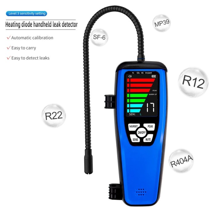 Jual Refrigerant Leak Detector Heated Diode Sensor Halogen freon ...