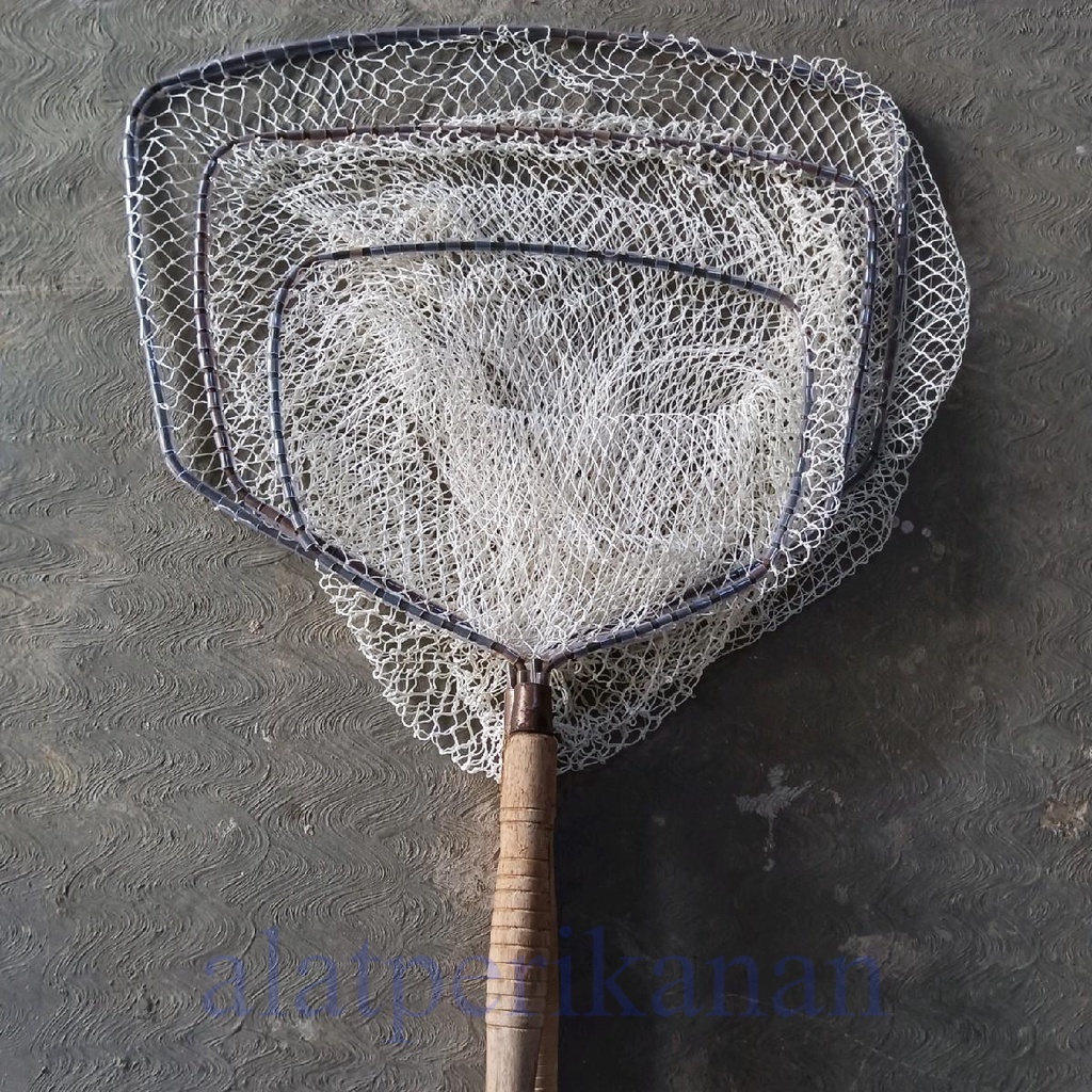 Jual Serokan Ikan Besar Seser Ikan Anyaman Nilon Tangguk Ikan Caduk ...