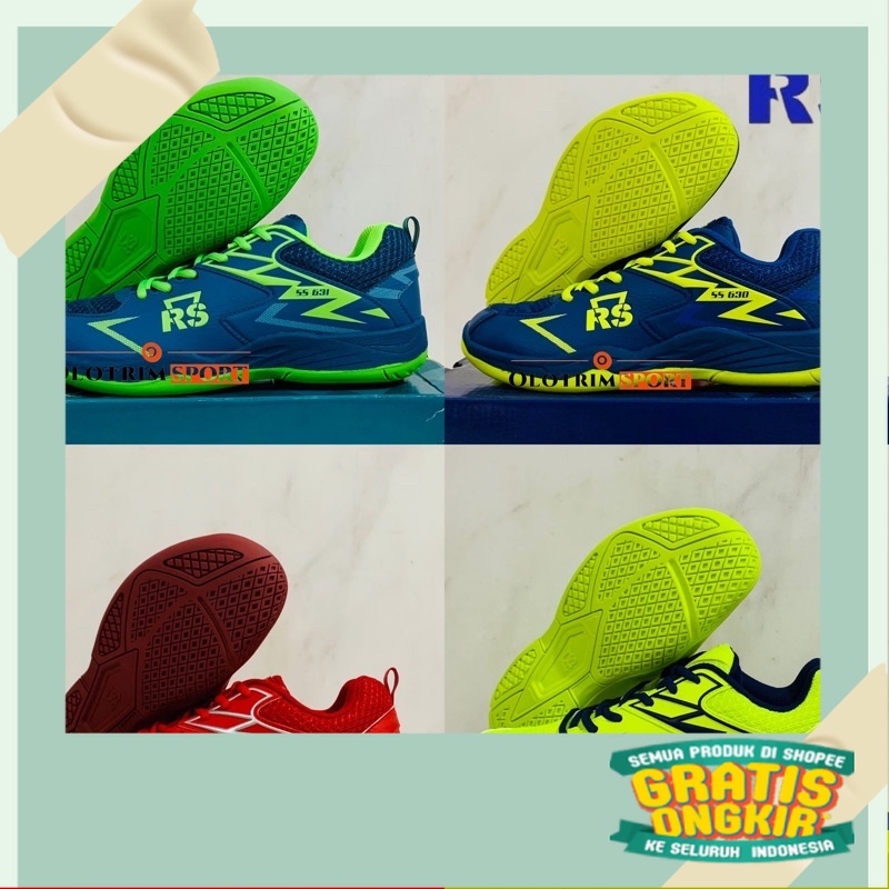 Jual Sepatu Badminton RS SUPER SERIES SS SS629 SS630 SS631 SS632 629 ...