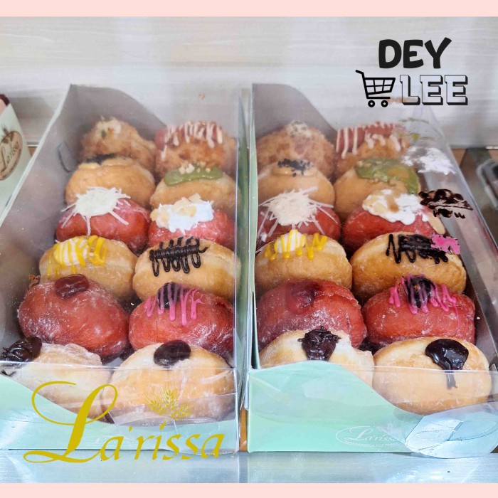 Jual LARISSA Donat Bomboloni Aneka Rasa isi 12 pcs Roti Bandung ...
