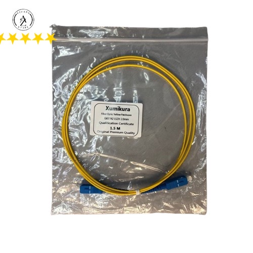 Jual Kabel Optik Patchcord 1,5m 2mm Xumikura Kuning ORIGINAL | Shopee ...