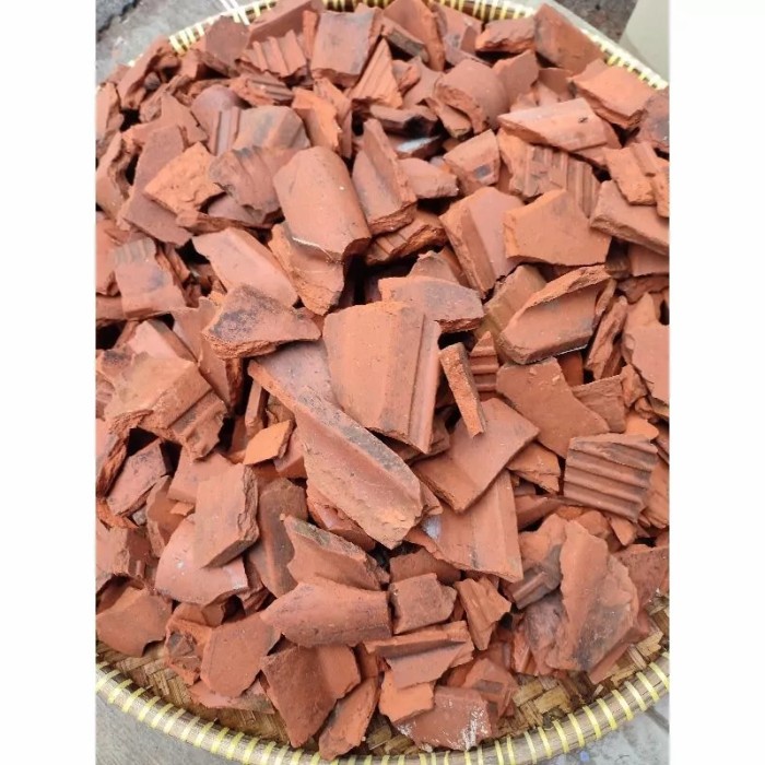 Jual PECAHAN GENTENG UNTUK DASAR POT MEDIA TANAM DAN AQUASCAPE 500GRAM ...
