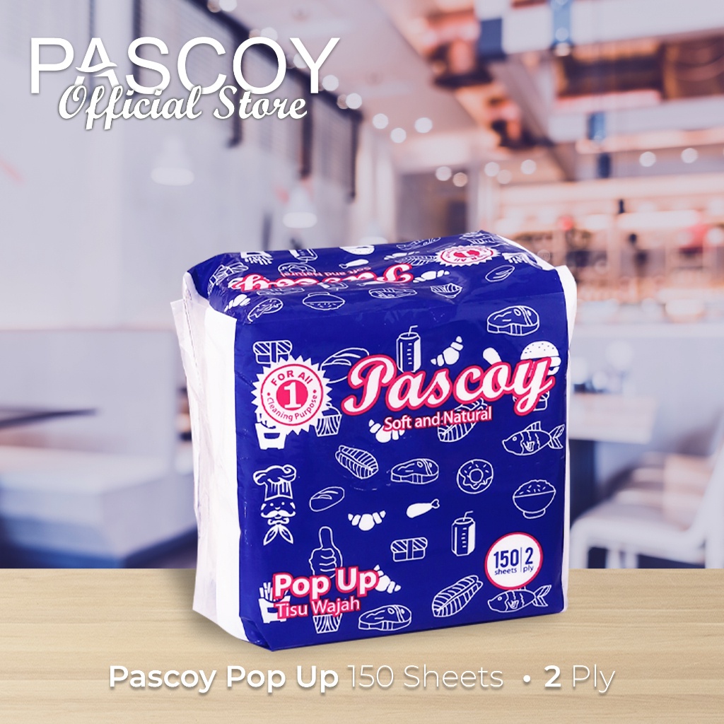 Jual PASCOY FACIAL TISSUE / TISU POP UP 150 SHEETS / TISSUE PASCOY ...