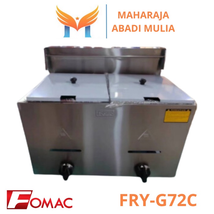 Jual Penggorengan Gas Fomac FRY-G72C Deep Fryer Gas 2 Tangki 8 Liter ...