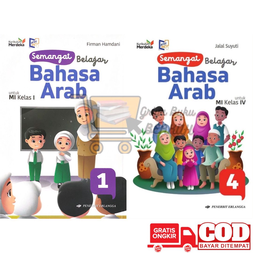 Jual Kurikulum Merdeka Buku Semangat Belajar Bahasa Arab Kelas 1 2 3 4 5 6 MI Erlangga | Shopee ...
