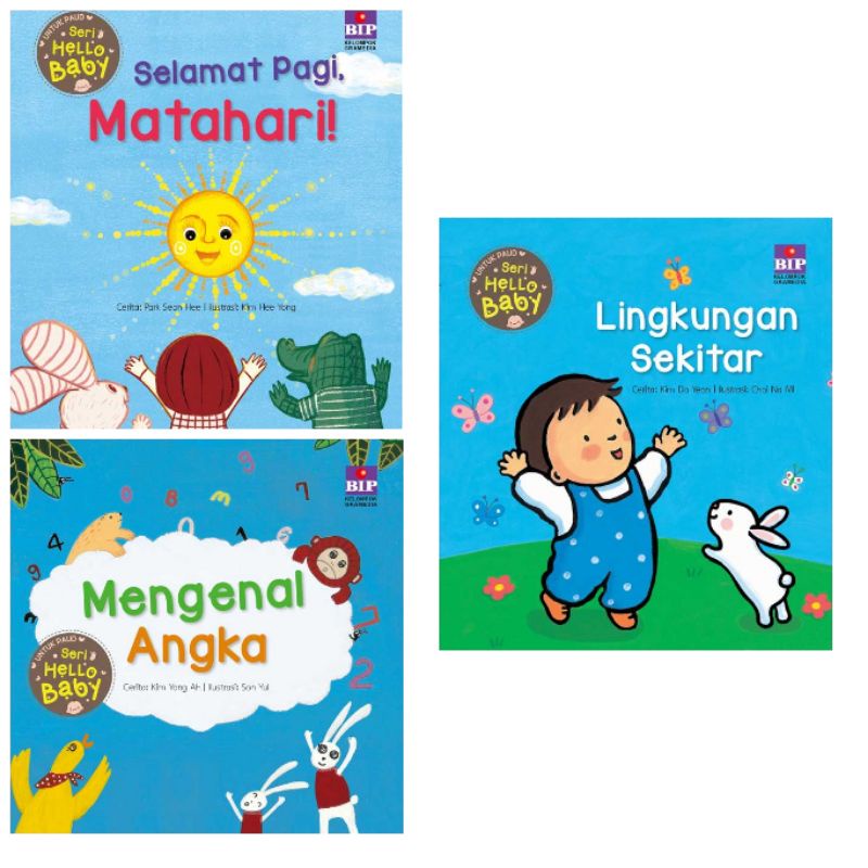 Jual BOARDBOOK Seri Hello Baby : Tubuhku / Mengenal Angka / Lingkungan ...