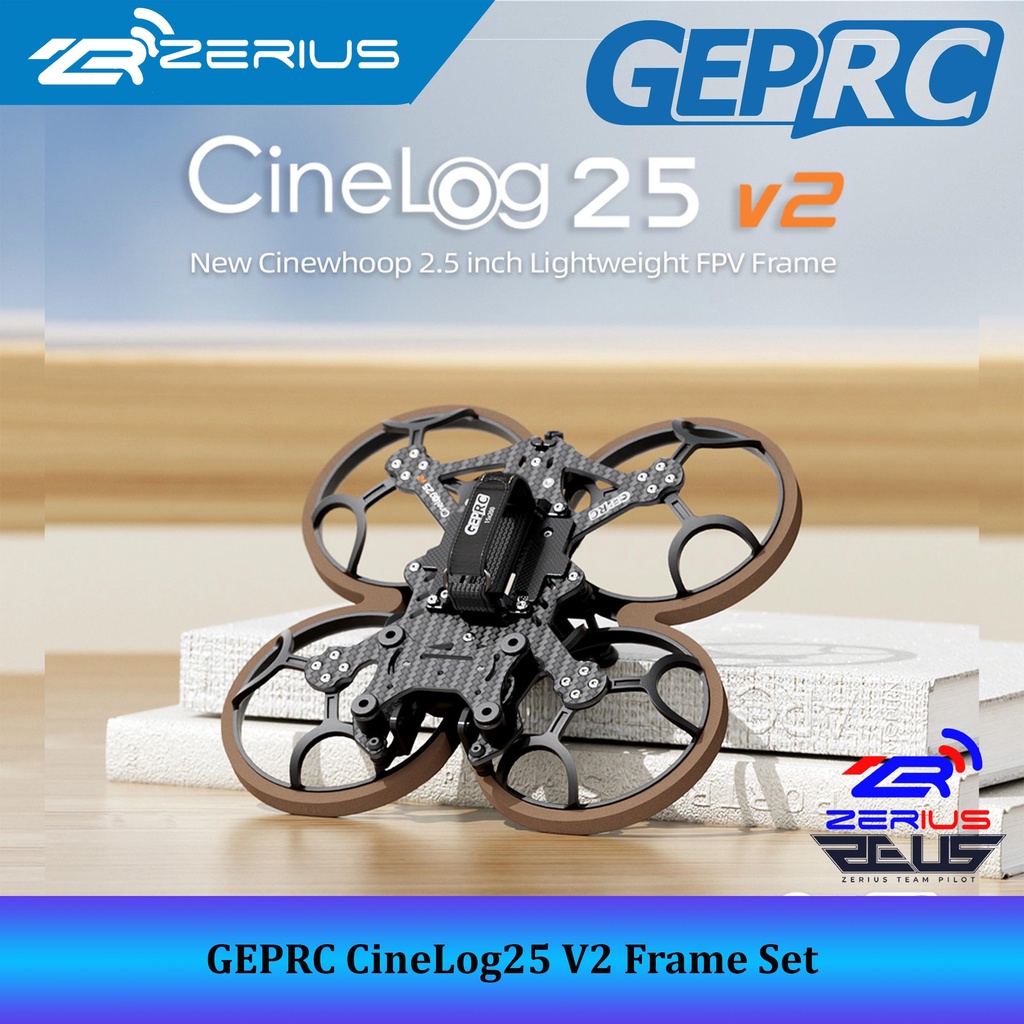 Jual GEPRC CineLog25 V2 Frame Set, GEP-CL25 V2 Frame Kit | Shopee Indonesia