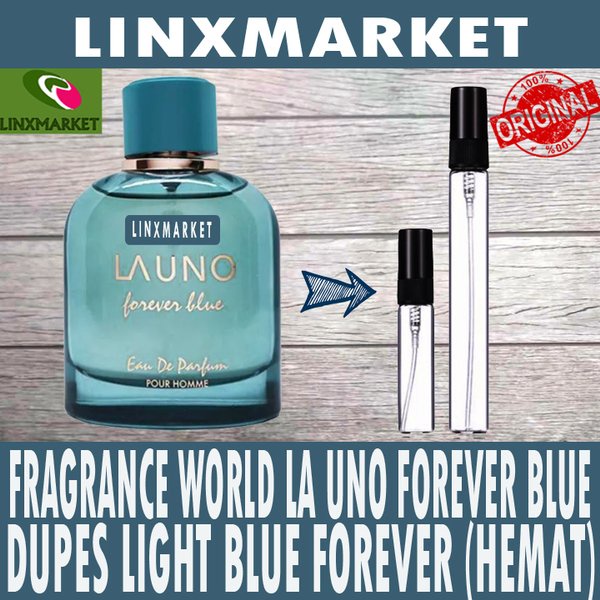 Jual FRAGRANCE WORLD LA UNO FOREVER BLUE POUR HOMME FOR MEN (EDP ...