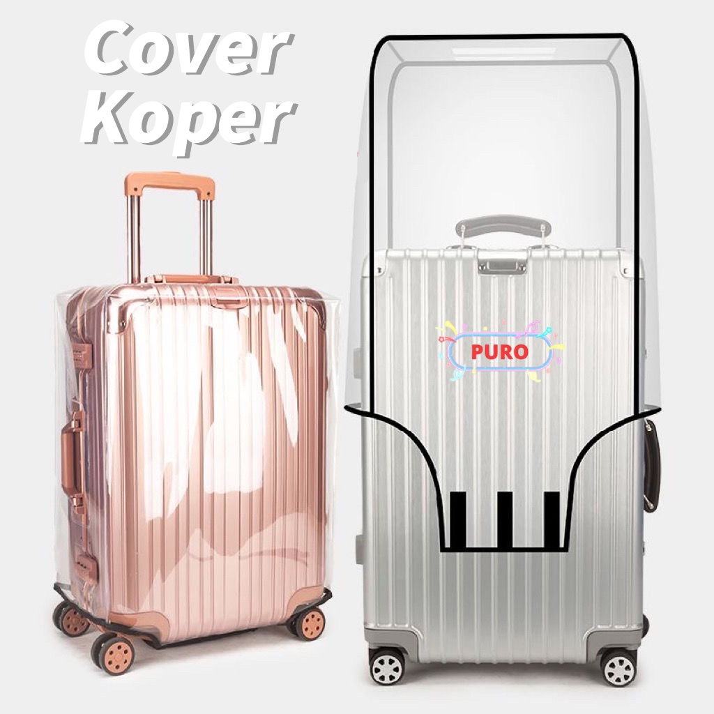 Jual Luggage Cover Koper Pelindung Bagasi 160 Micron PVC Sarung Koper ...